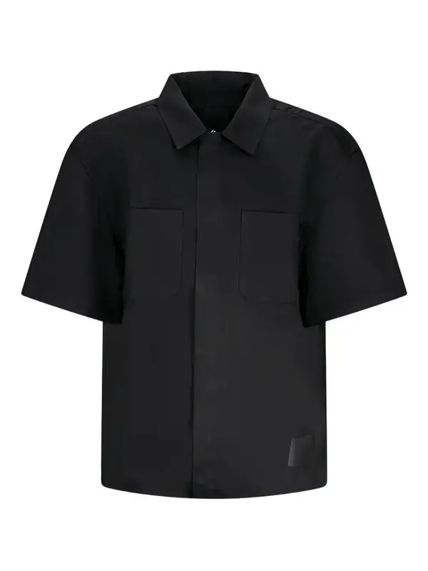 Givenchy Patch-pocket Short-sleeve Shirt - Black