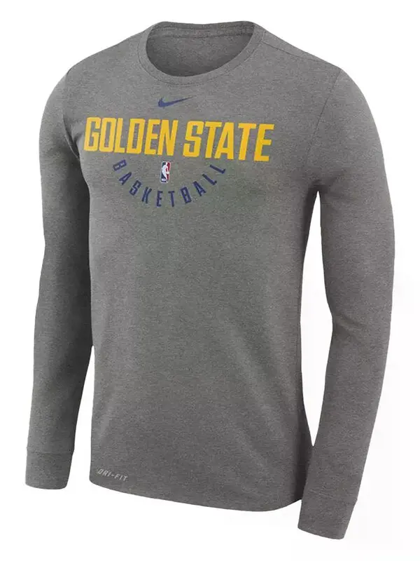 Nike Nba Golden State Warriors Dri-fit T-shirt - Grey