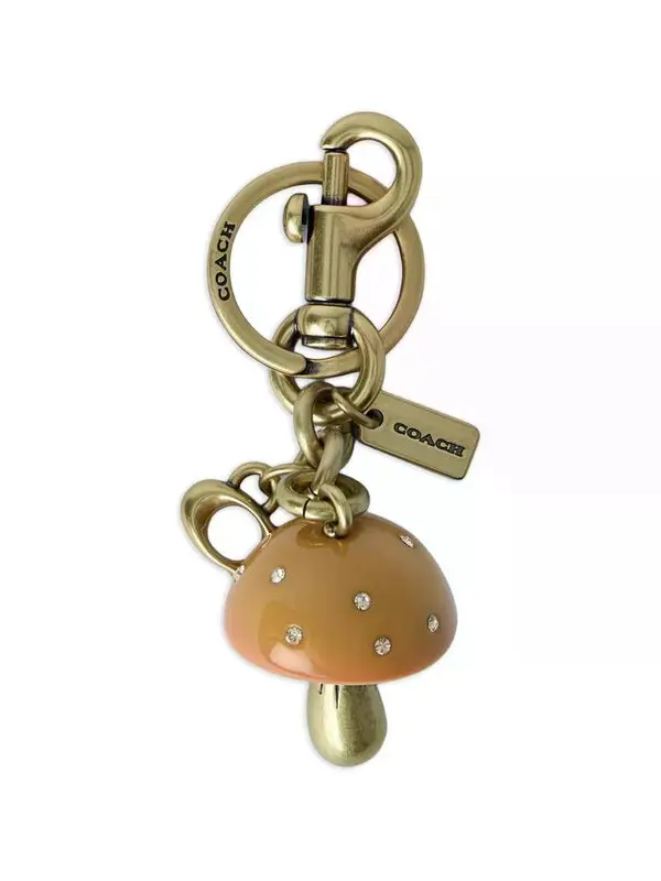 COACH Mushroom Keyring - Gold