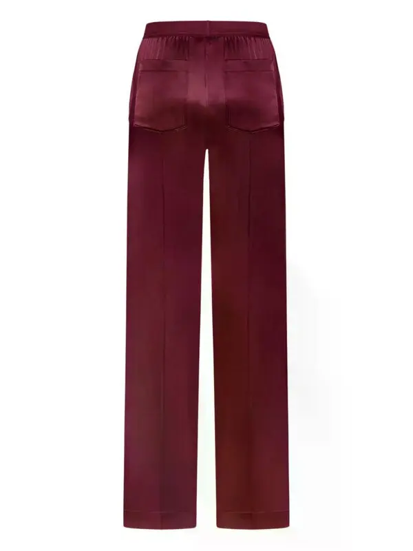 TOM FORD Satin Trousers - Red