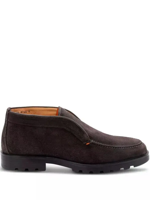 Santoni Suede Loafers