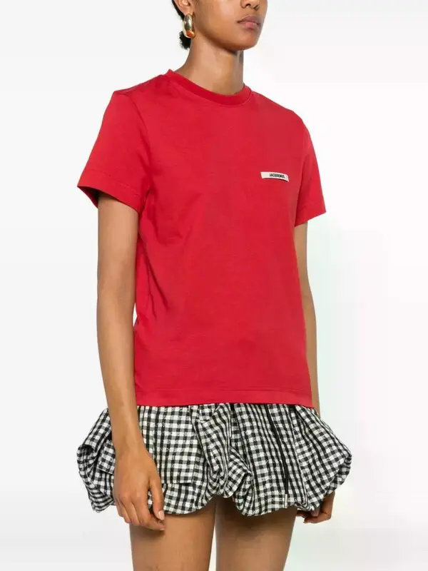 Jacquemus Le T-shirt Gros Grain T-shirt - Red