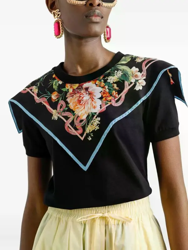 Dolce & Gabbana Cotton-silk T-shirt