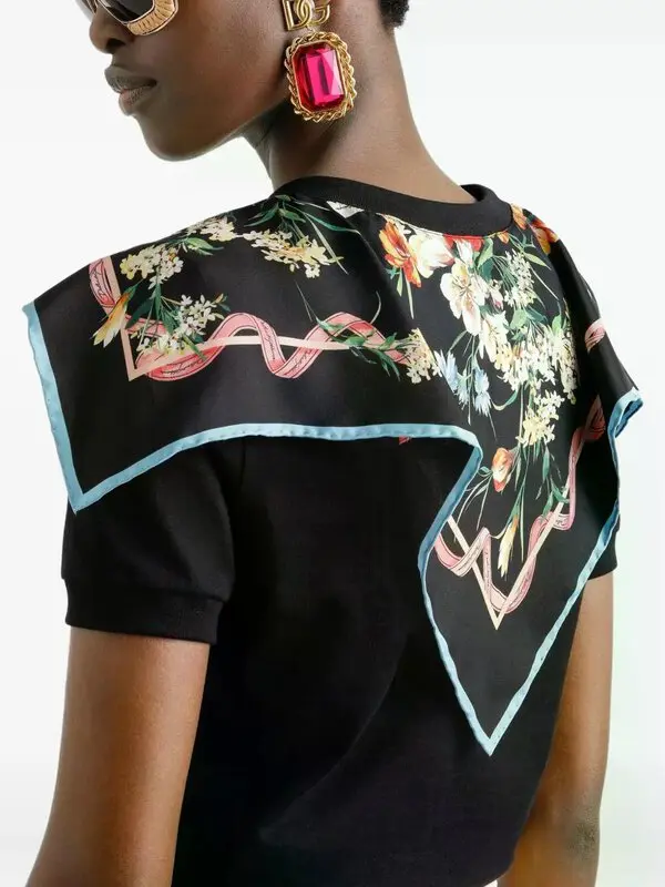 Dolce & Gabbana Cotton-silk T-shirt