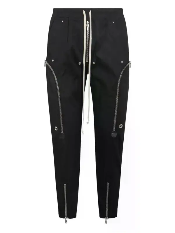 Rick Owens Bauhaus Zip-detail Trousers - Black
