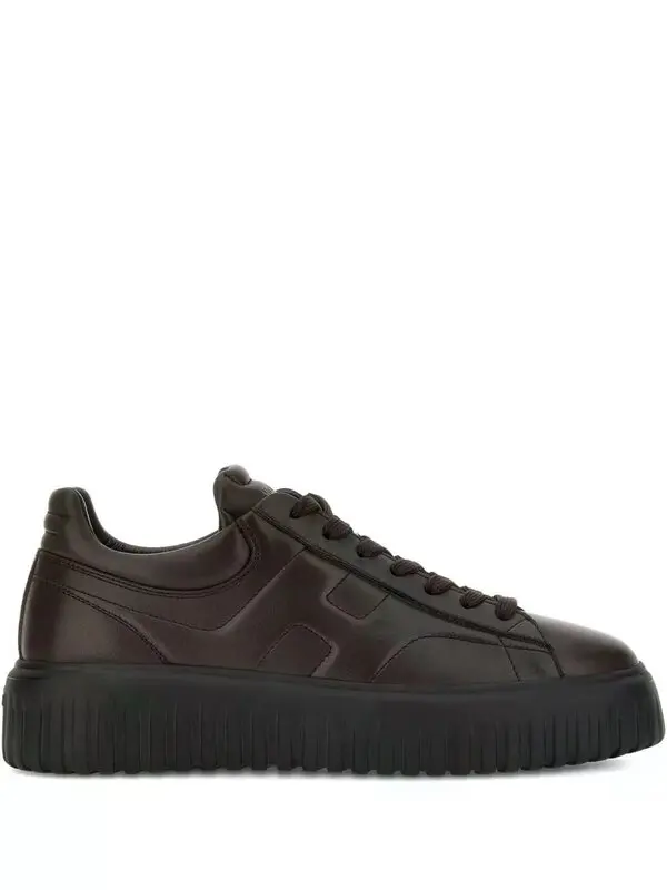 Hogan H-stripes Low-top Sneakers - Brown