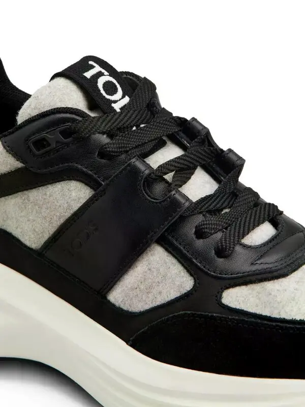 TOD'S Leather Sneakers - Black