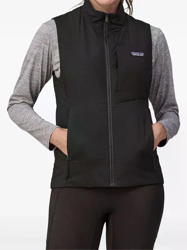 Patagonia Quilted Zip-front Vest - Black