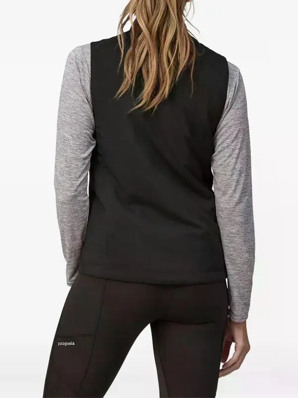 Patagonia Quilted Zip-front Vest - Black