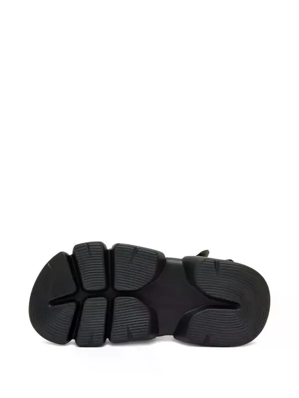 Undercover Cross-strap Platform Sandals - Black