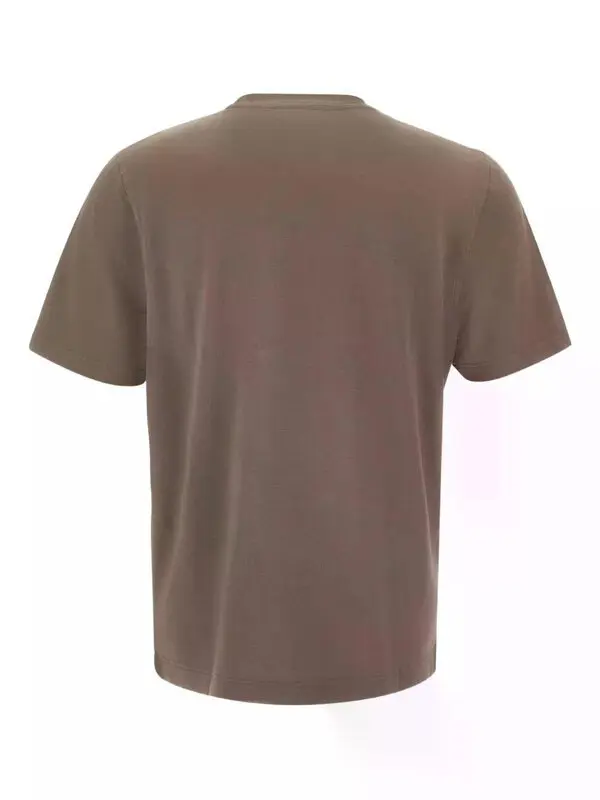 DIKTAT Short-sleeve Crew-neck T-shirt - Brown