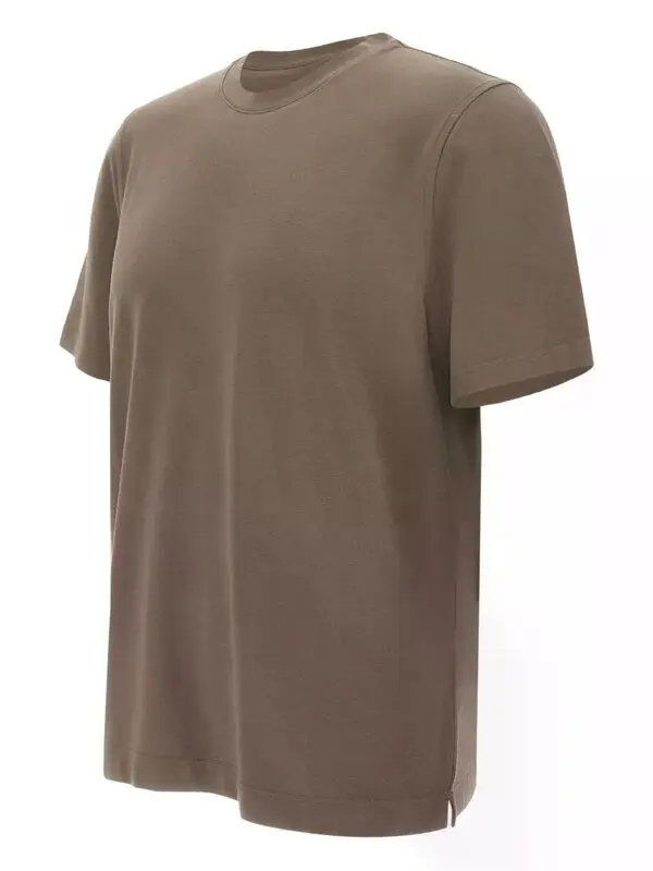 DIKTAT Short-sleeve Crew-neck T-shirt - Brown