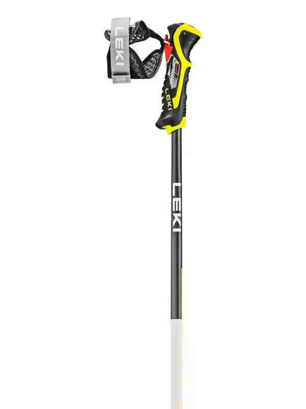 LEKI Logo-print Ski Poles - Black