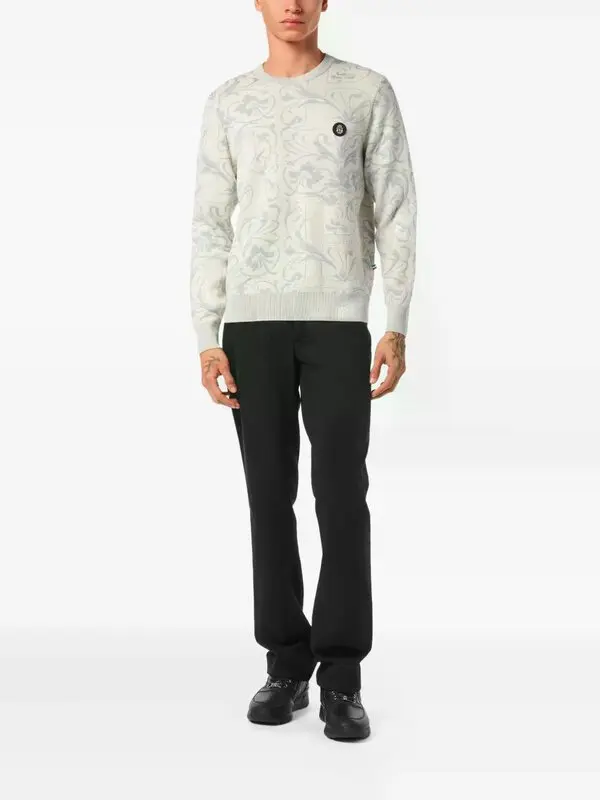 BILLIONAIRE Wool Jacquard Sweater