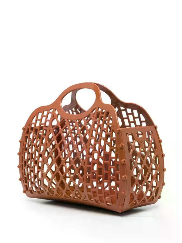 Chloé Cage Tote - Brown