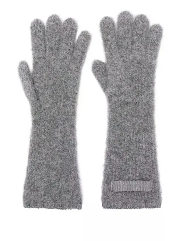 Jacquemus Les Gants Gros Grain Gloves - Grey