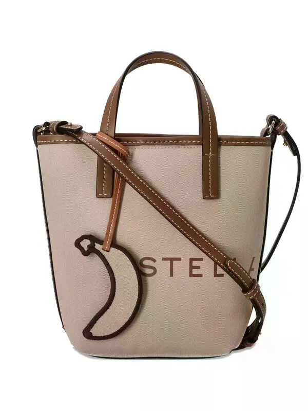 Stella McCartney Logo-print Tote Bag - Neutrals