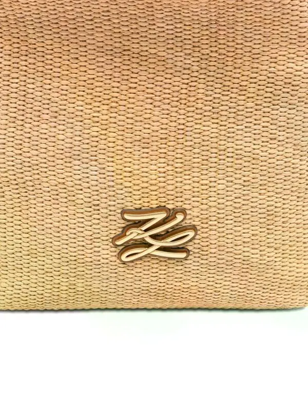 Karl Lagerfeld K/autograph Woven Chain-strap Bag