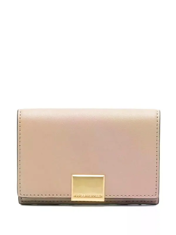 Karl Lagerfeld K/forever Leather Wallet - Neutrals