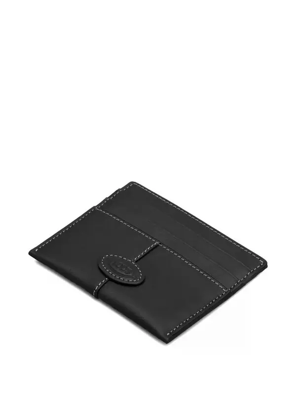 TOD'S Piccolo Leather Card Holder - Black