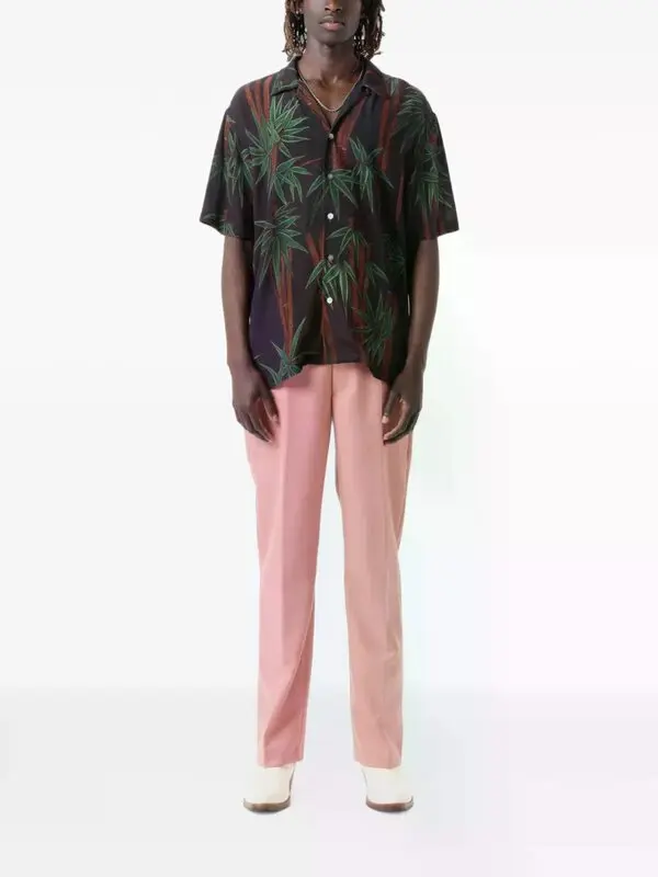 ENDLESS JOY Bamboo-print Shirt