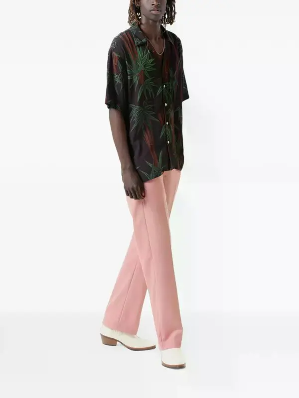 ENDLESS JOY Bamboo-print Shirt