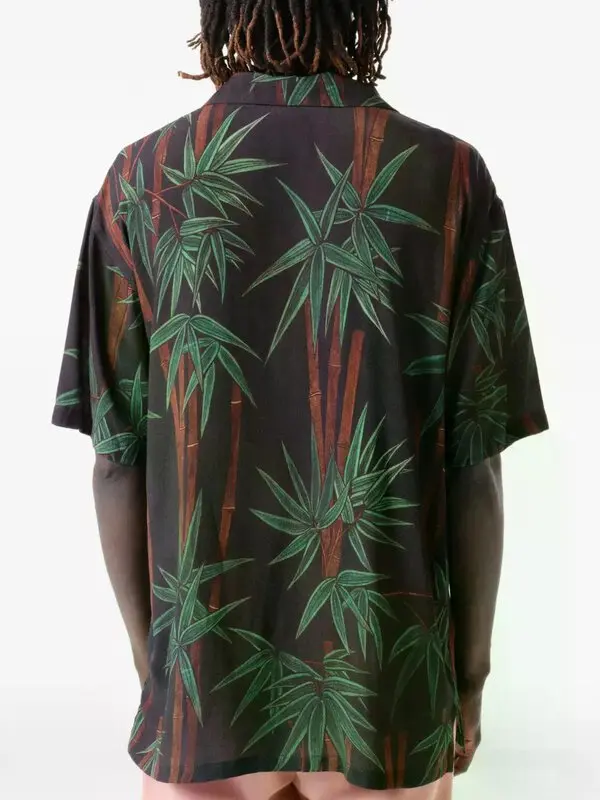 ENDLESS JOY Bamboo-print Shirt