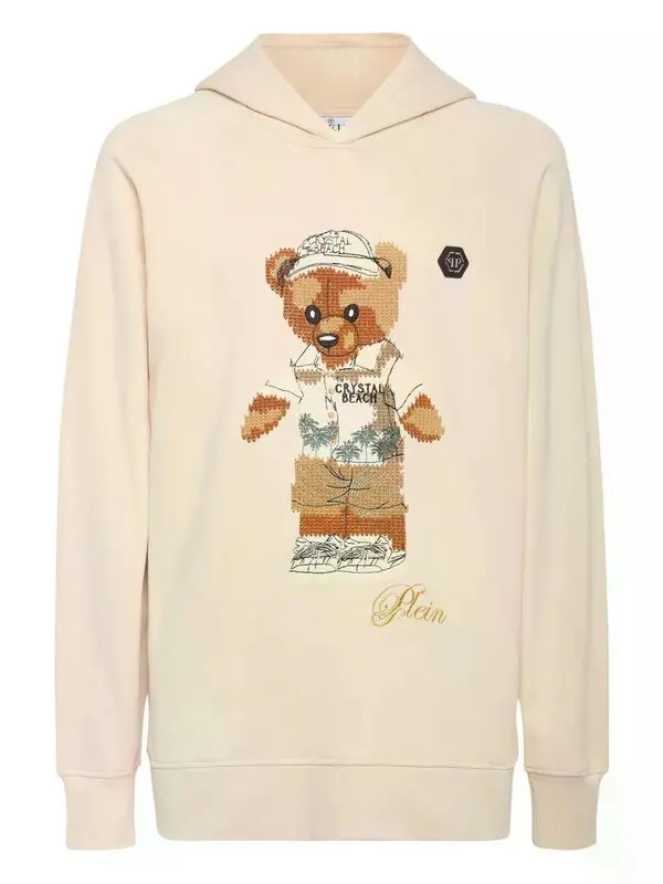 Philipp Plein Teddy Bear-motif Hoodie