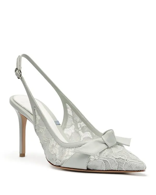 ALEXANDRE BIRMAN Clarita Classic Slingback 85 Pumps - Ice