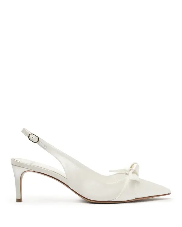 ALEXANDRE BIRMAN Clarita Classic Slingback 60 Pumps - Bianco