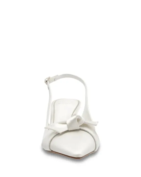 ALEXANDRE BIRMAN Clarita Classic Slingback 60 Pumps - Bianco