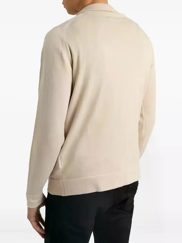 John Smedley Quarter-zip Knit Sweater - Neutrals