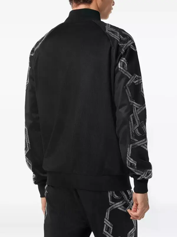 Philipp Plein Chain-embellished Track Jacket