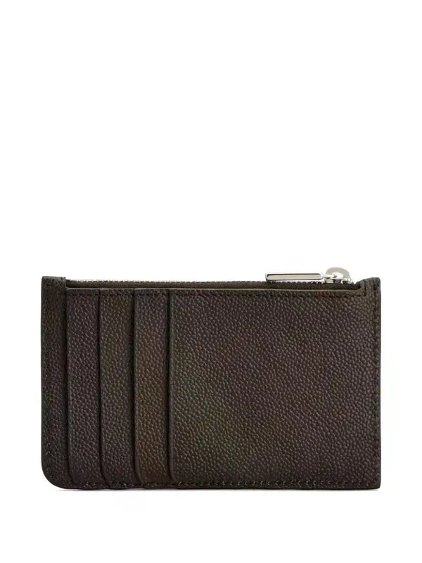 TOD'S Leather Card Holder - Brown