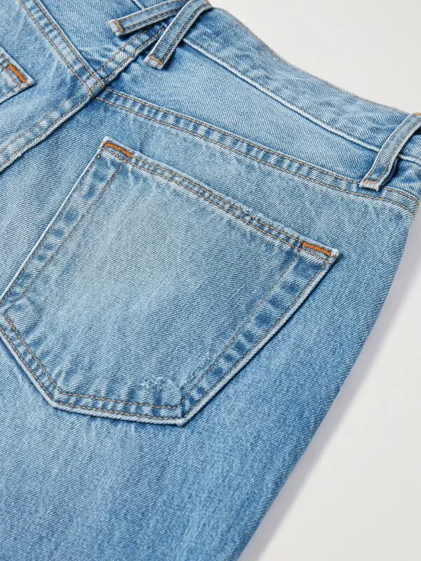 SLVRLAKE Selena Mid-rise Wide-leg Jeans - Blue