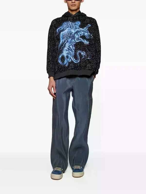 CASELLA MEYER Steel Silk Cargo Trousers