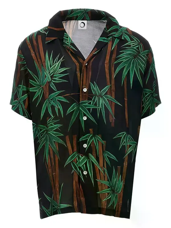 ENDLESS JOY Bamboo-print Shirt