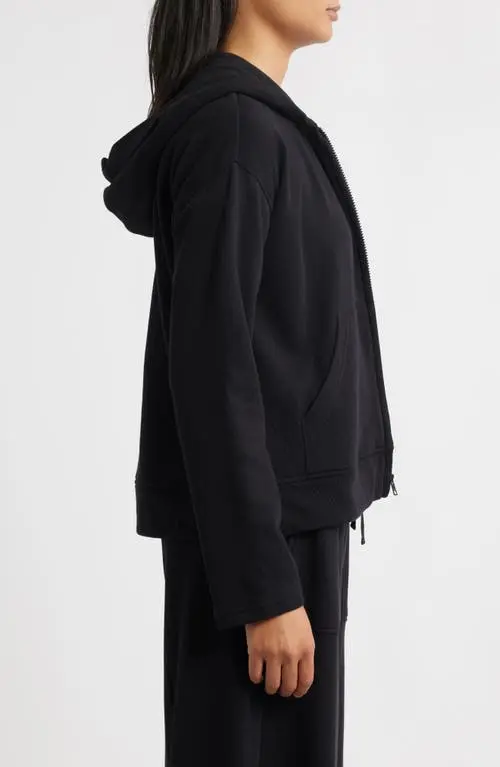 Eileen Fisher Organic Cotton Zip-up Hoodie