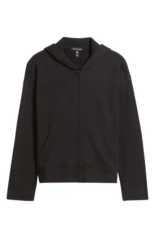 Eileen Fisher Organic Cotton Zip-up Hoodie