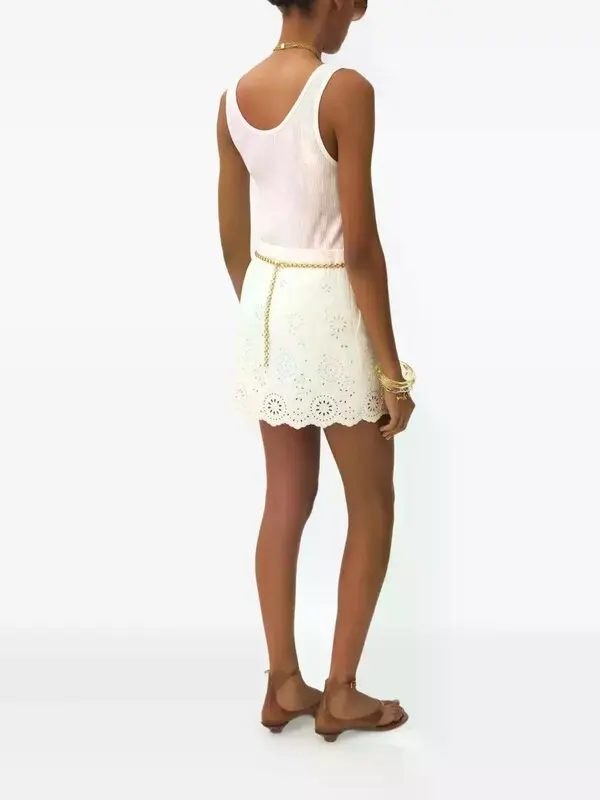 Chloé Broderie-anglaise Skirt