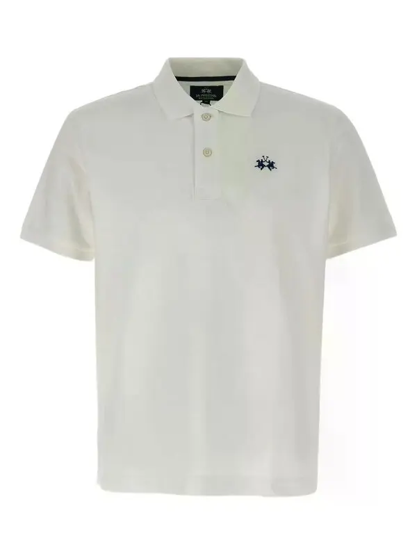 LA MARTINA Logo-embroidered Polo Shirt