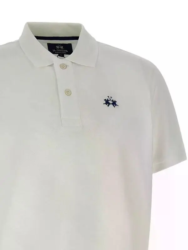 LA MARTINA Logo-embroidered Polo Shirt