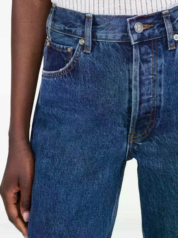 ANINE BING Roy High-waist Jeans - Blue