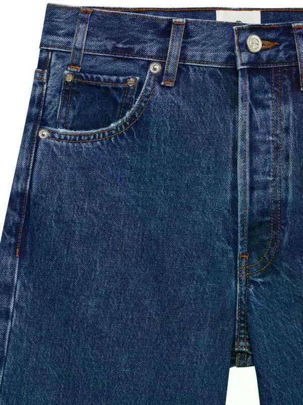 ANINE BING Roy High-waist Jeans - Blue