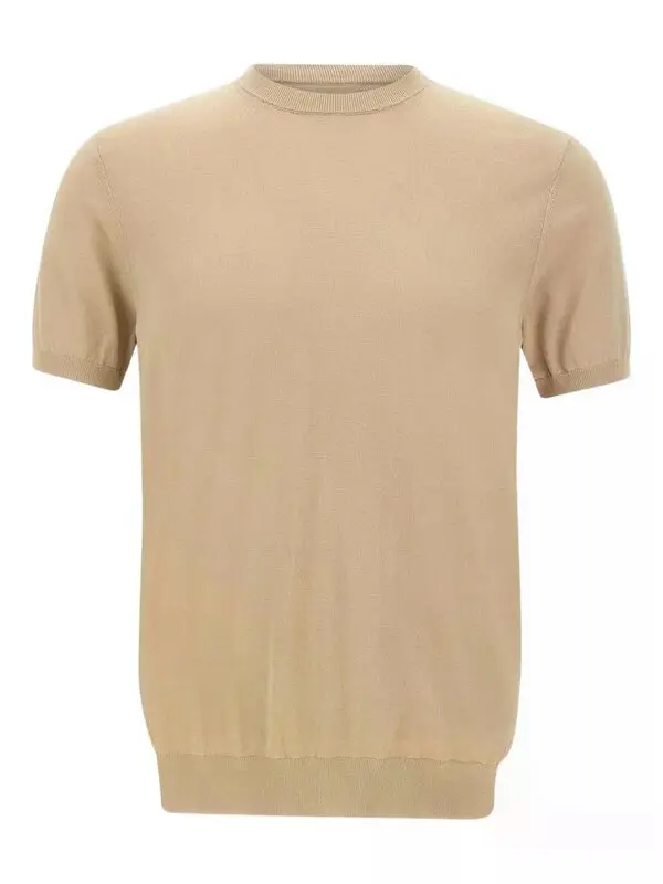 DIKTAT Short-sleeve Ribbed Sweater
