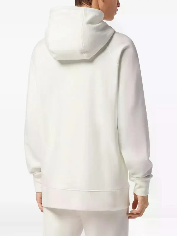 Philipp Plein Logo-patch Hoodie - Neutrals