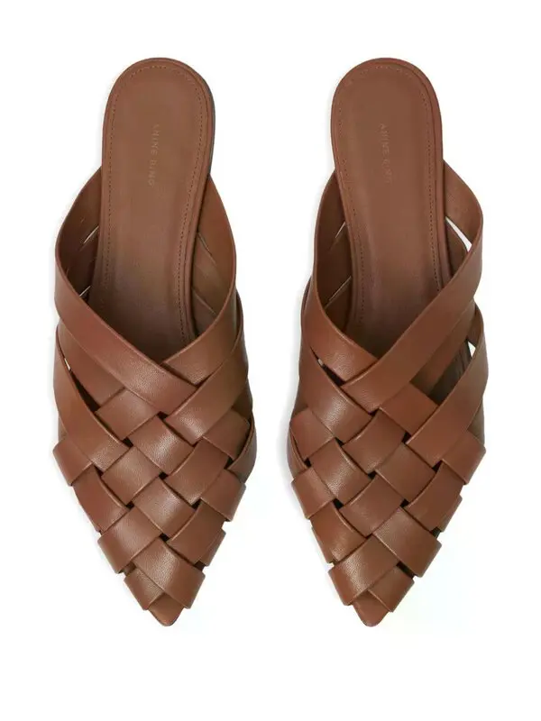 ANINE BING Eve Flat Mules
