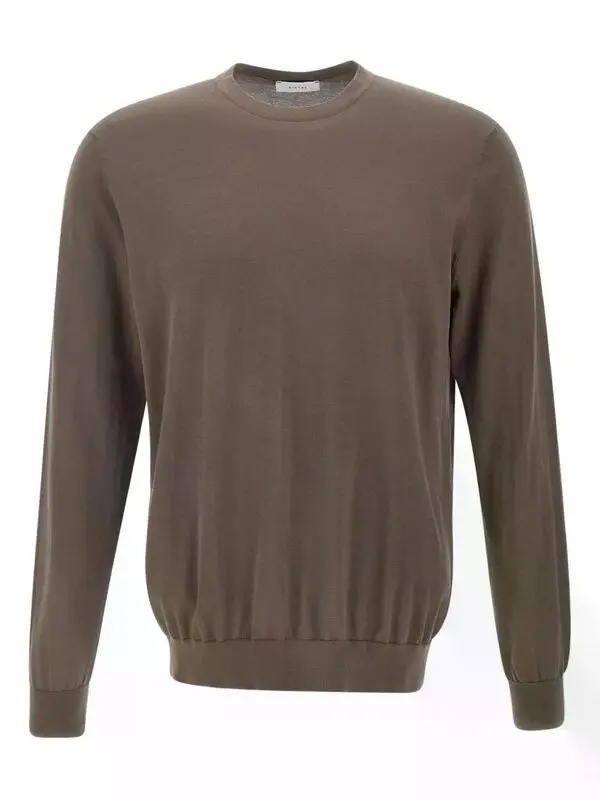 DIKTAT Crew-neck Cotton Sweater