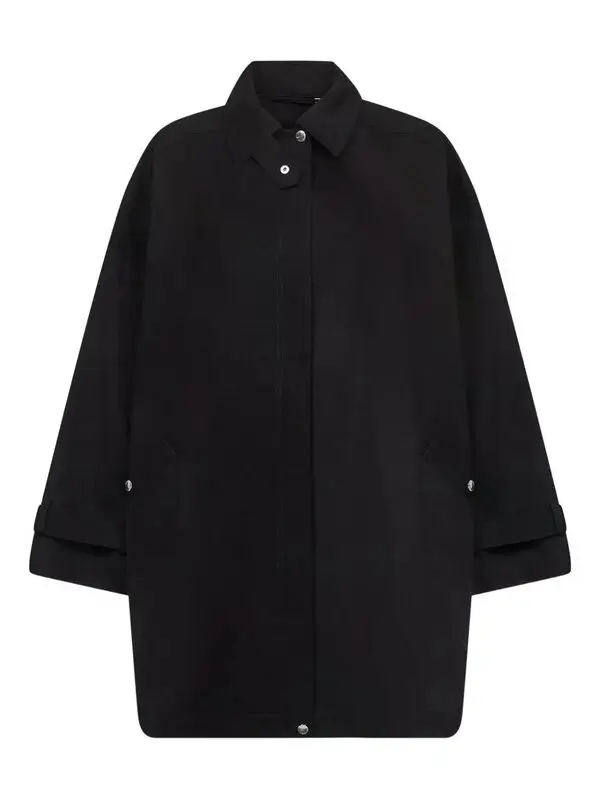 TOTEME Organic Cotton Coat - Black