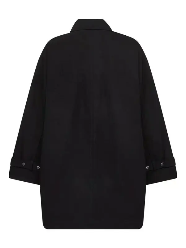 TOTEME Organic Cotton Coat - Black